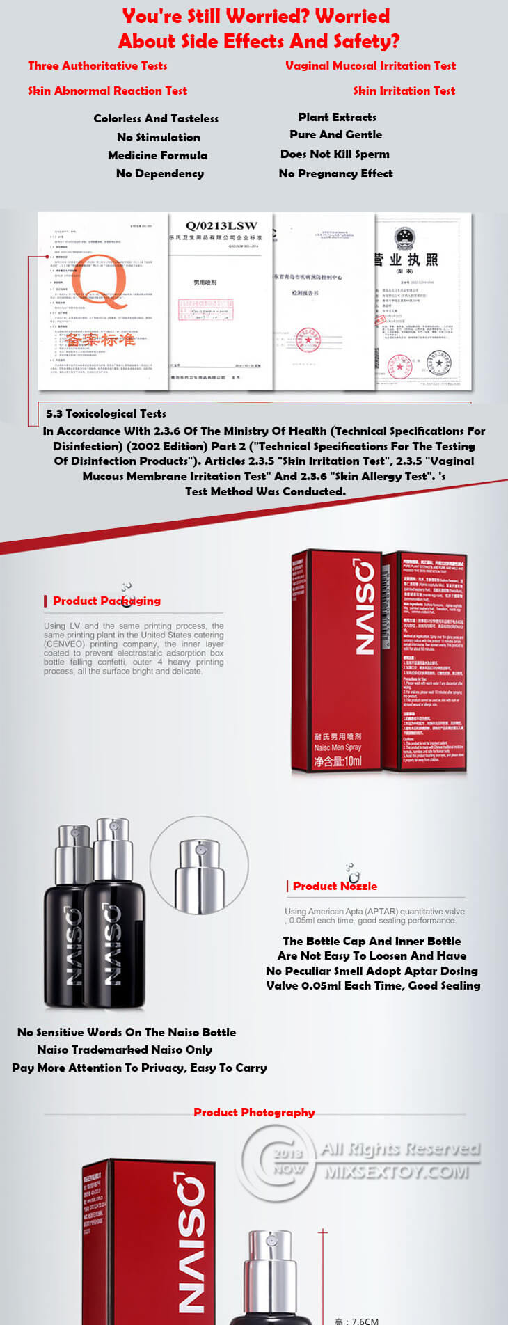 NAISO Delay Spray for Men (10ml)