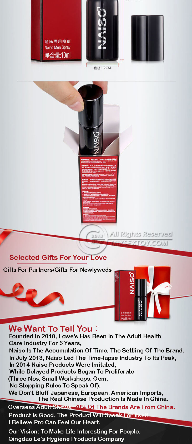 NAISO Delay Spray for Men (10ml)